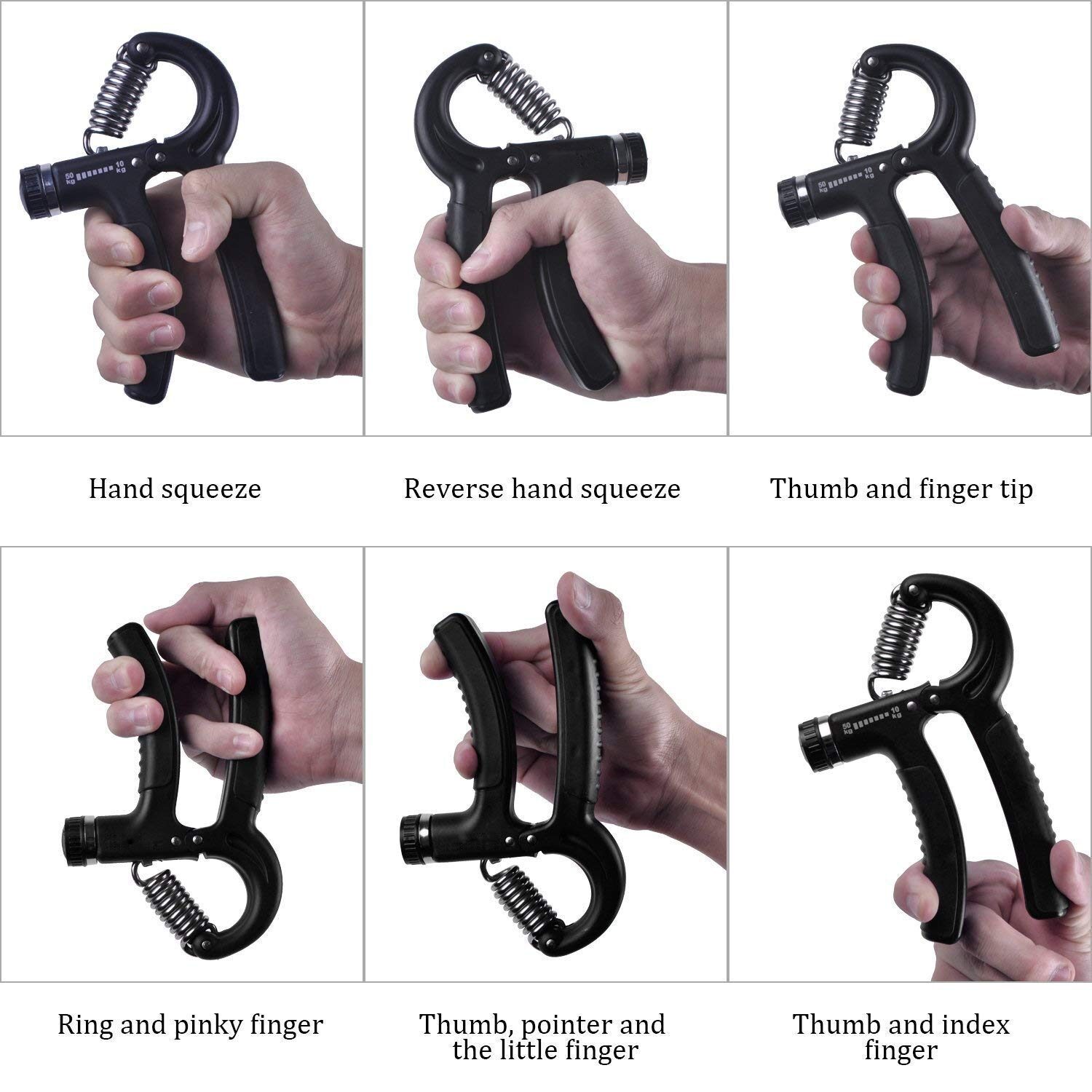Adjustable Hand Exerciser & Grip Strengthener - Strengthen Grip ...